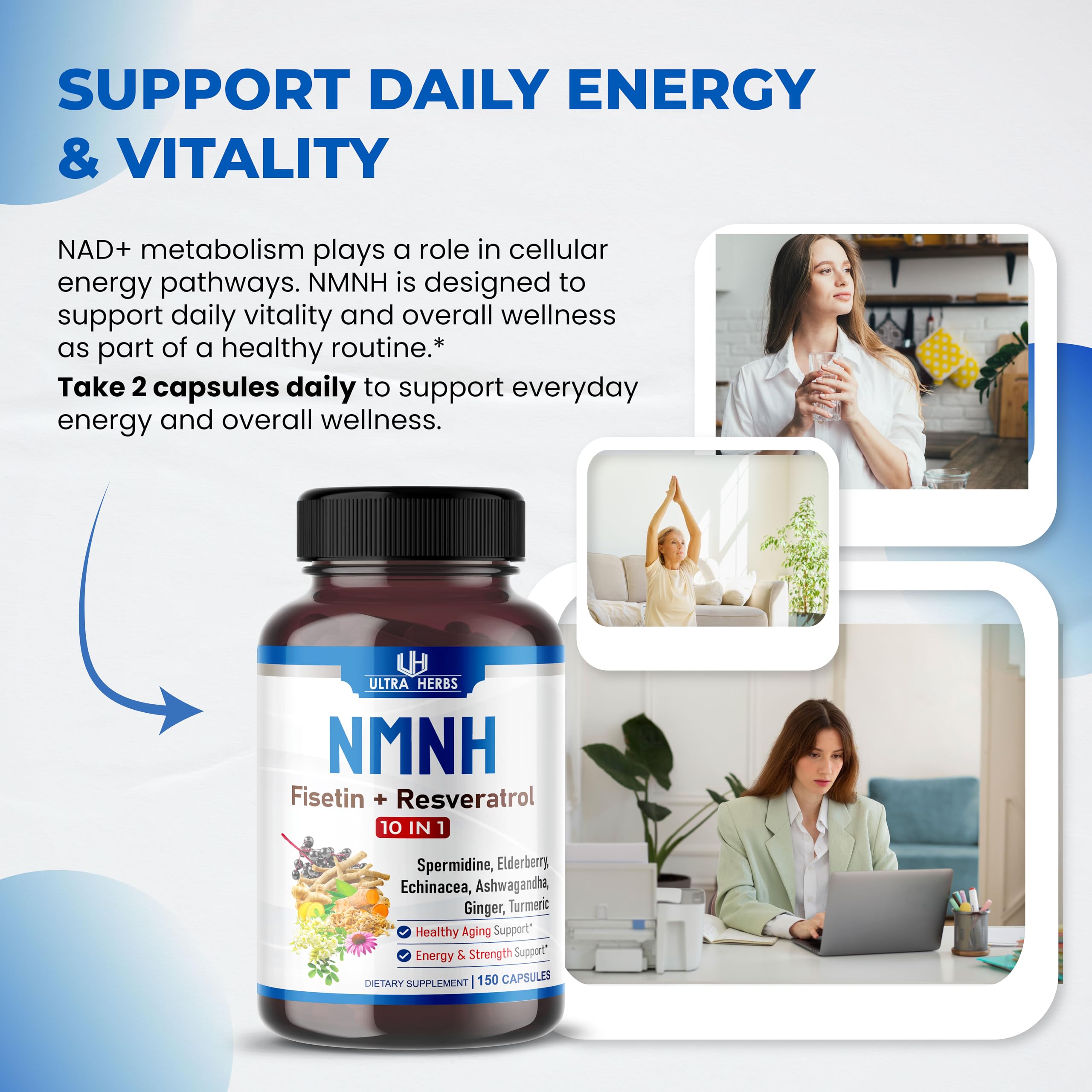 NMNH elderberry capsules for wellness