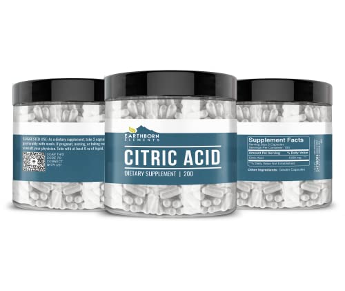 no additives citric acid supplement