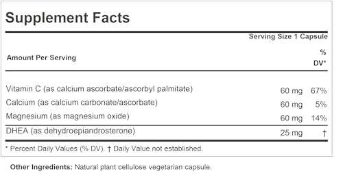 no additives DHEA supplement