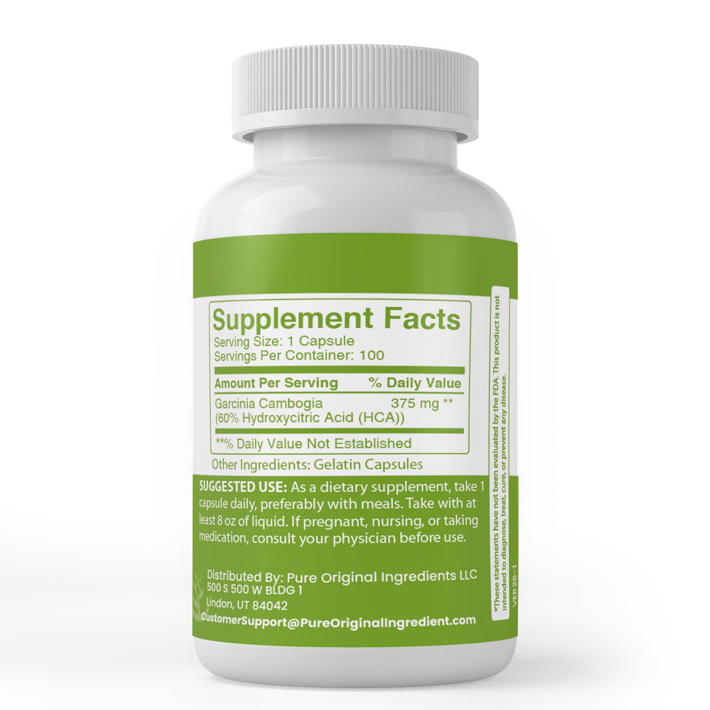 no additives garcinia cambogia
