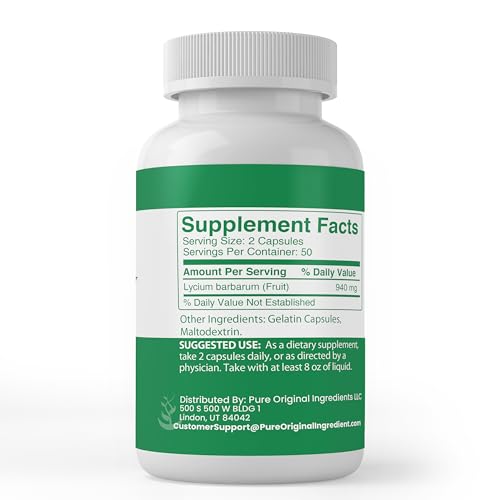 no additives goji berry supplement