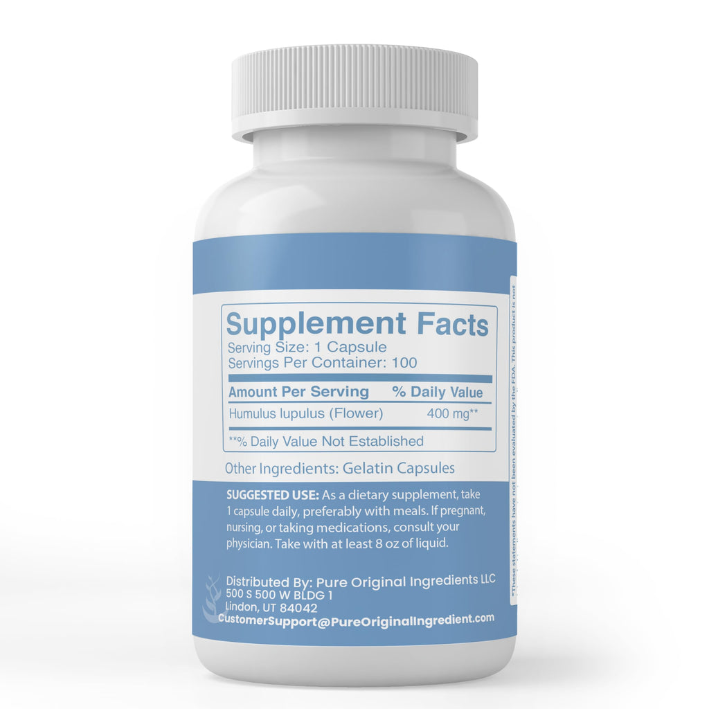 no additives hops supplement