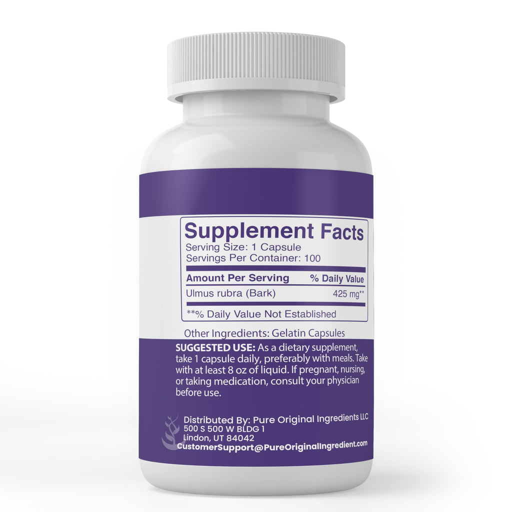 no additives in slippery elm supplements