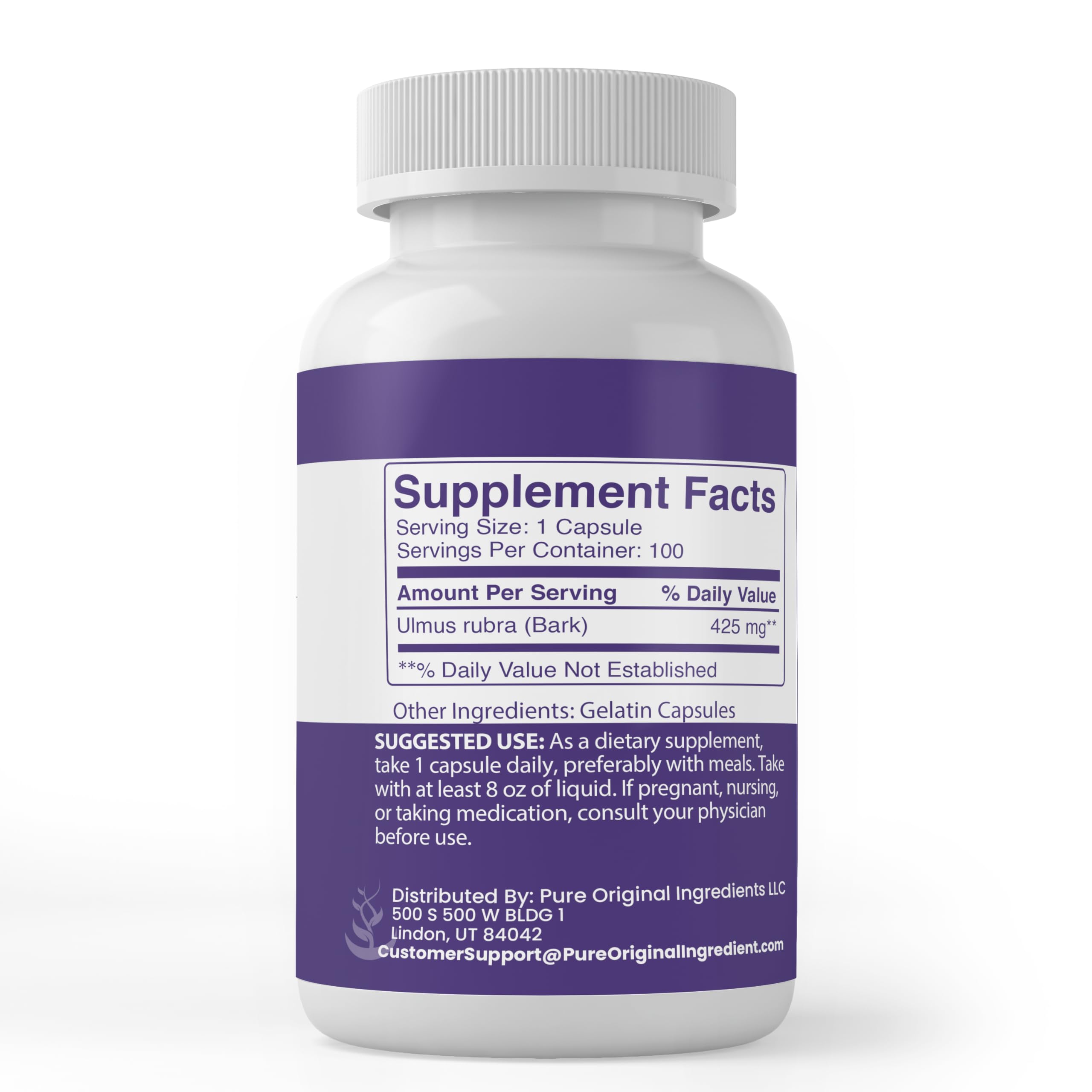 no additives in slippery elm supplements