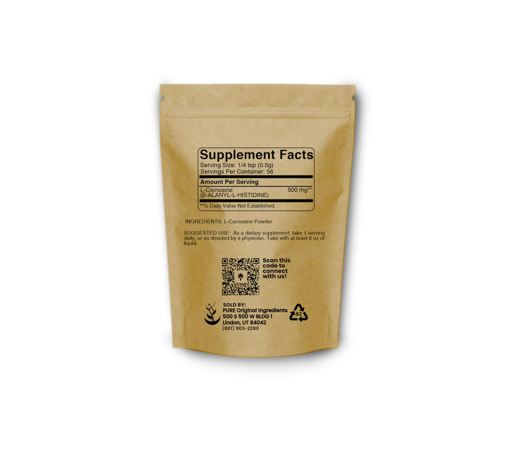 no additives l-carnosine amino acid benefits