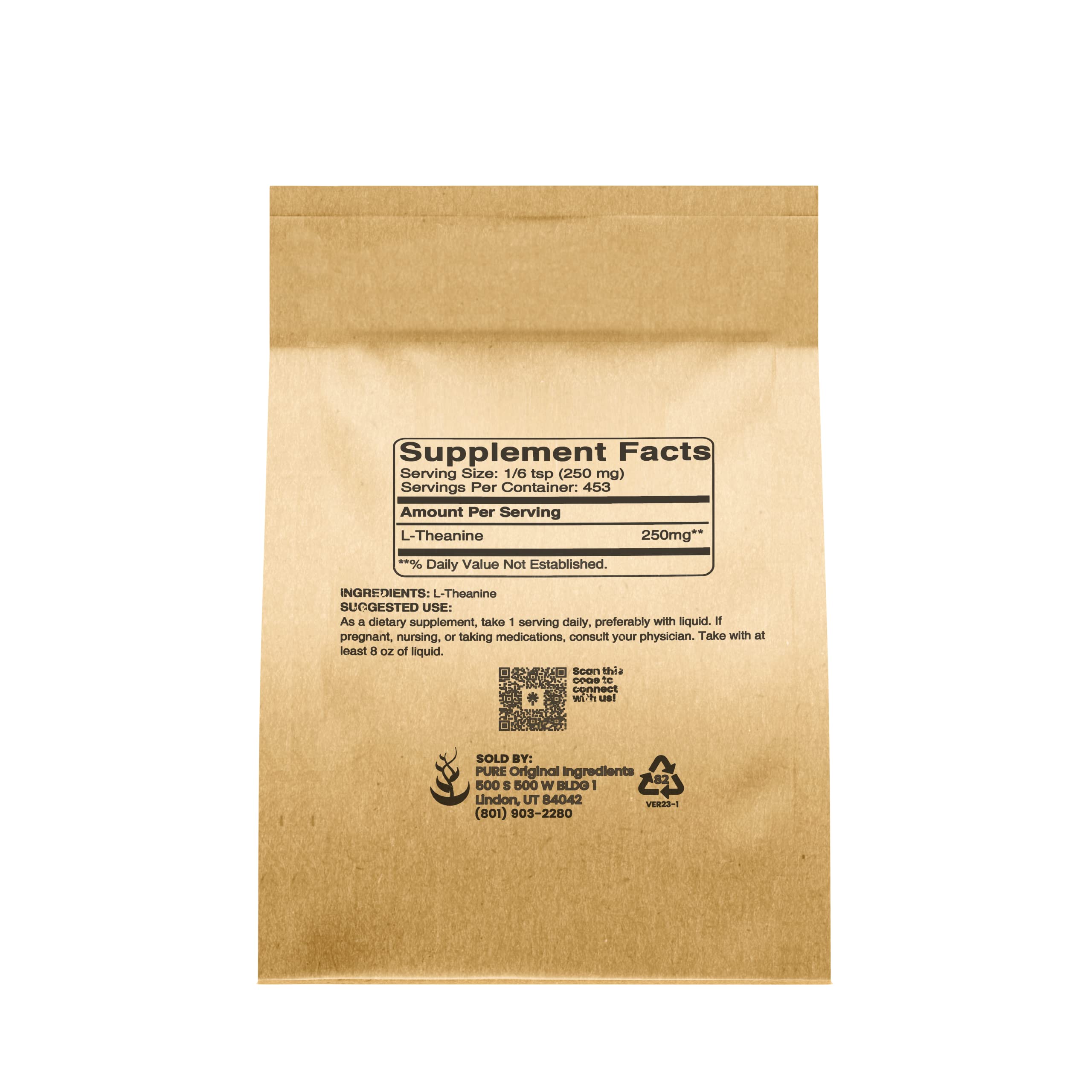 no additives L-Theanine formula