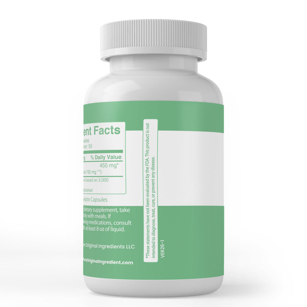 no additives magnesium capsules