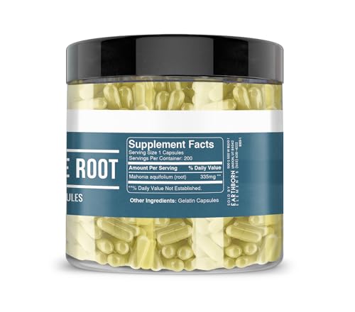 no additives Oregon Grape Root capsules