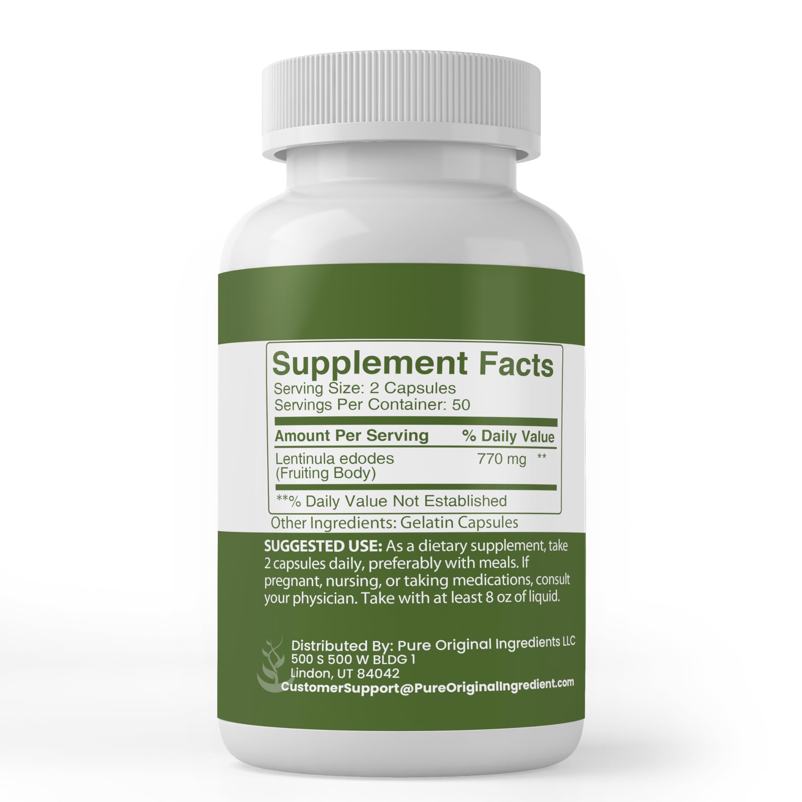 no additives shiitake mushroom extract