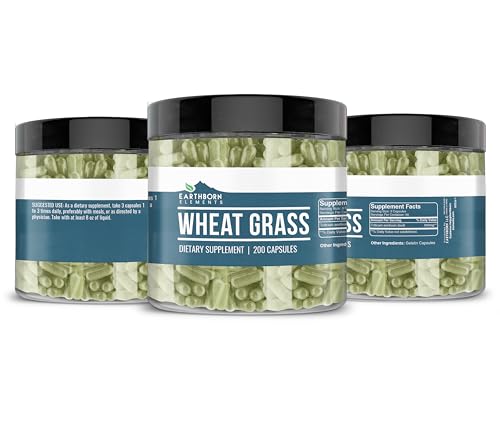 no additives wheat grass capsules