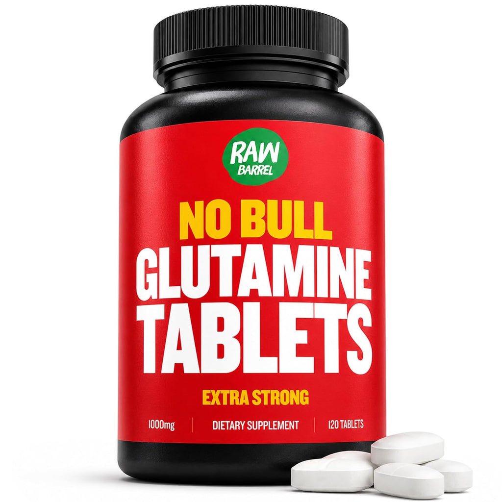 No Bull L-Glutamine supplement tablets
