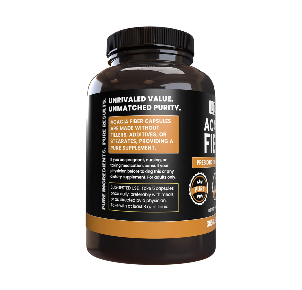 no fillers acacia fiber capsules