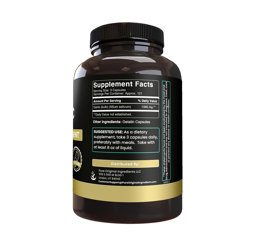 no fillers aged garlic extract