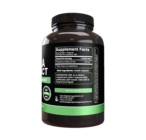 no fillers amla extract for purity