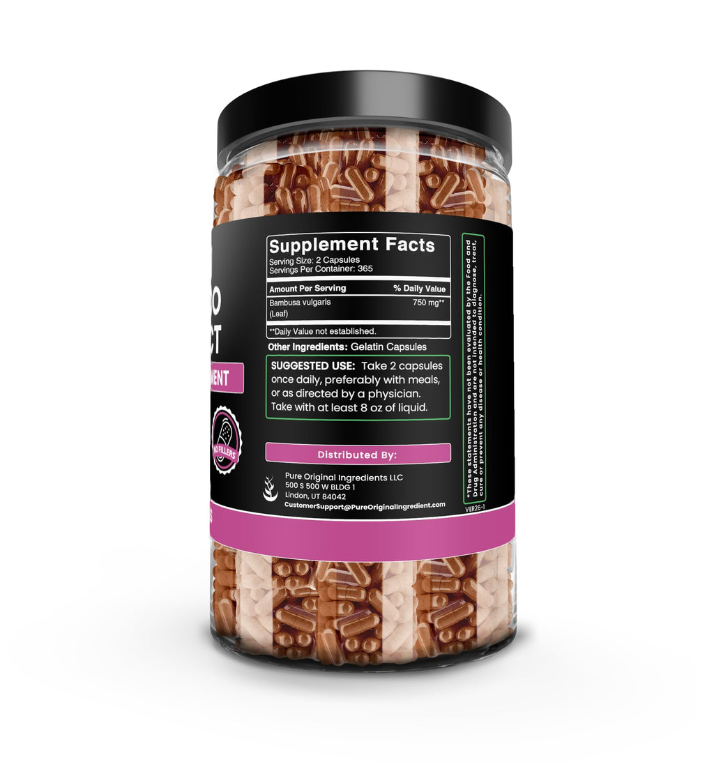 no fillers bamboo supplement