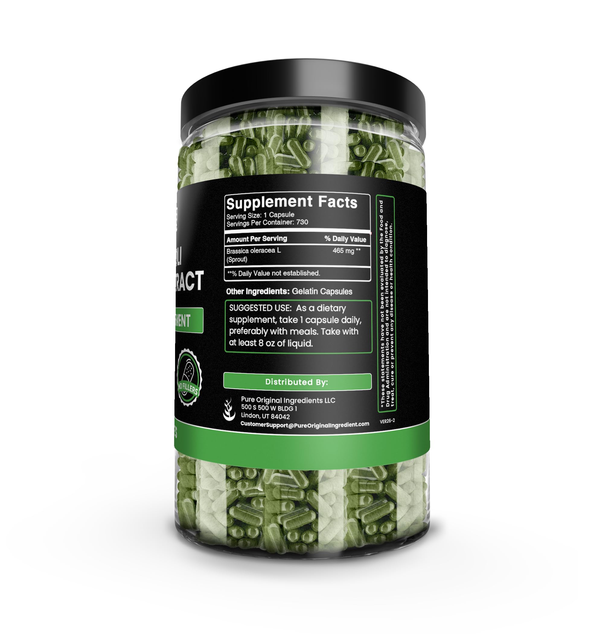 no fillers broccoli extract