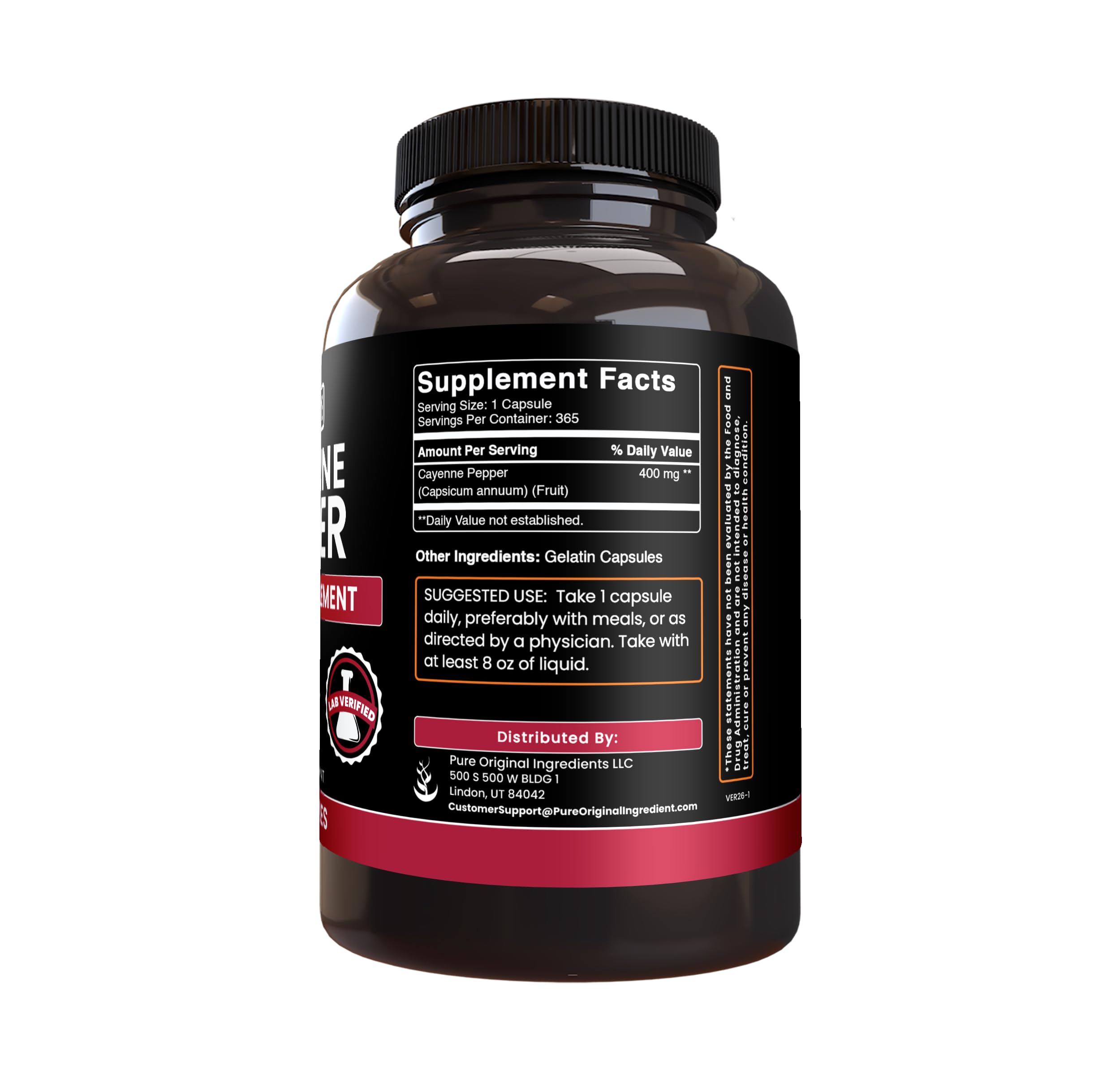 no fillers cayenne capsules