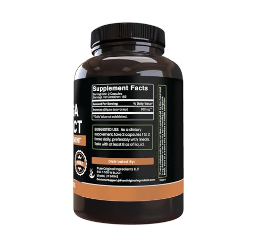 no fillers chaga mushroom extract