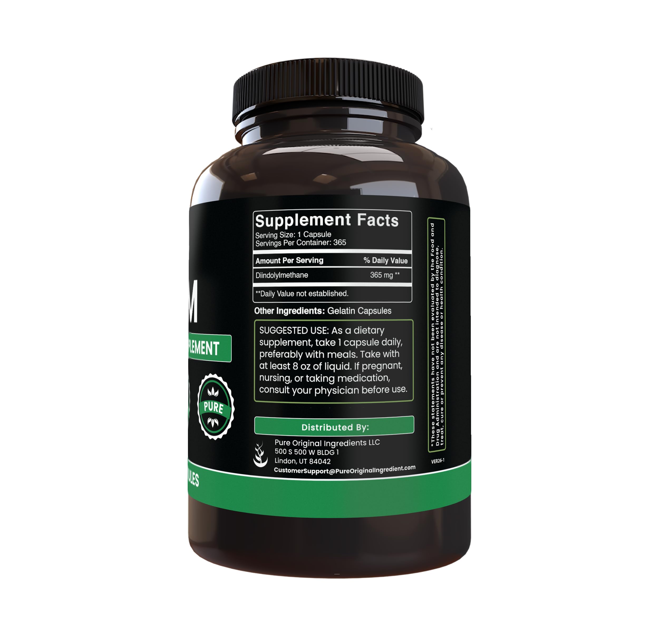 no fillers diindolylmethane for purity