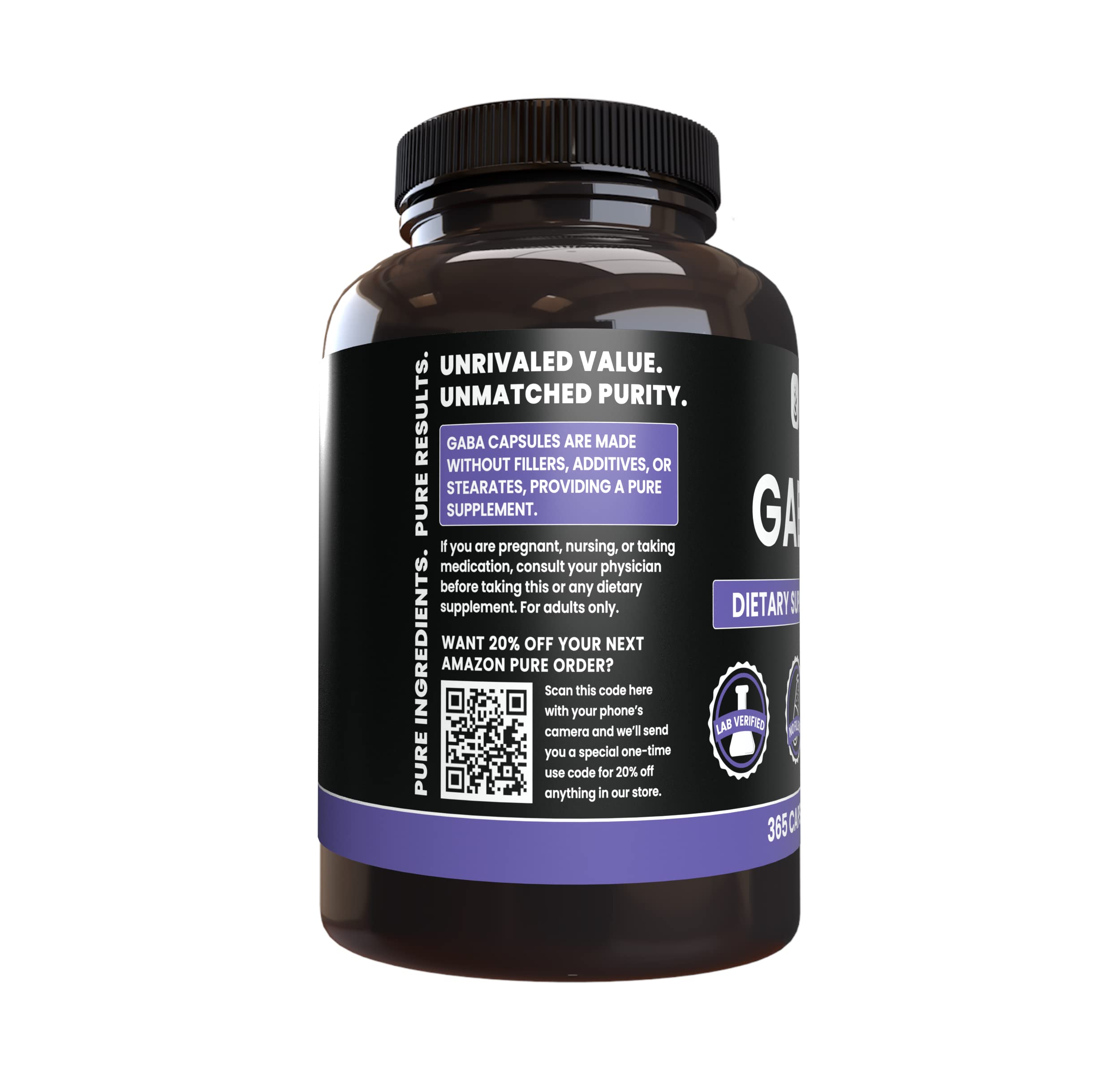 no fillers GABA for total wellness