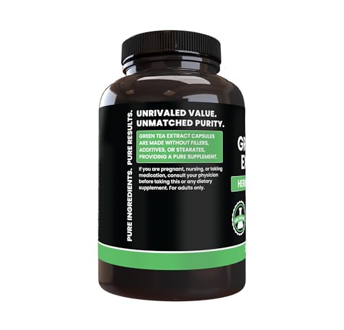 no fillers green tea capsules