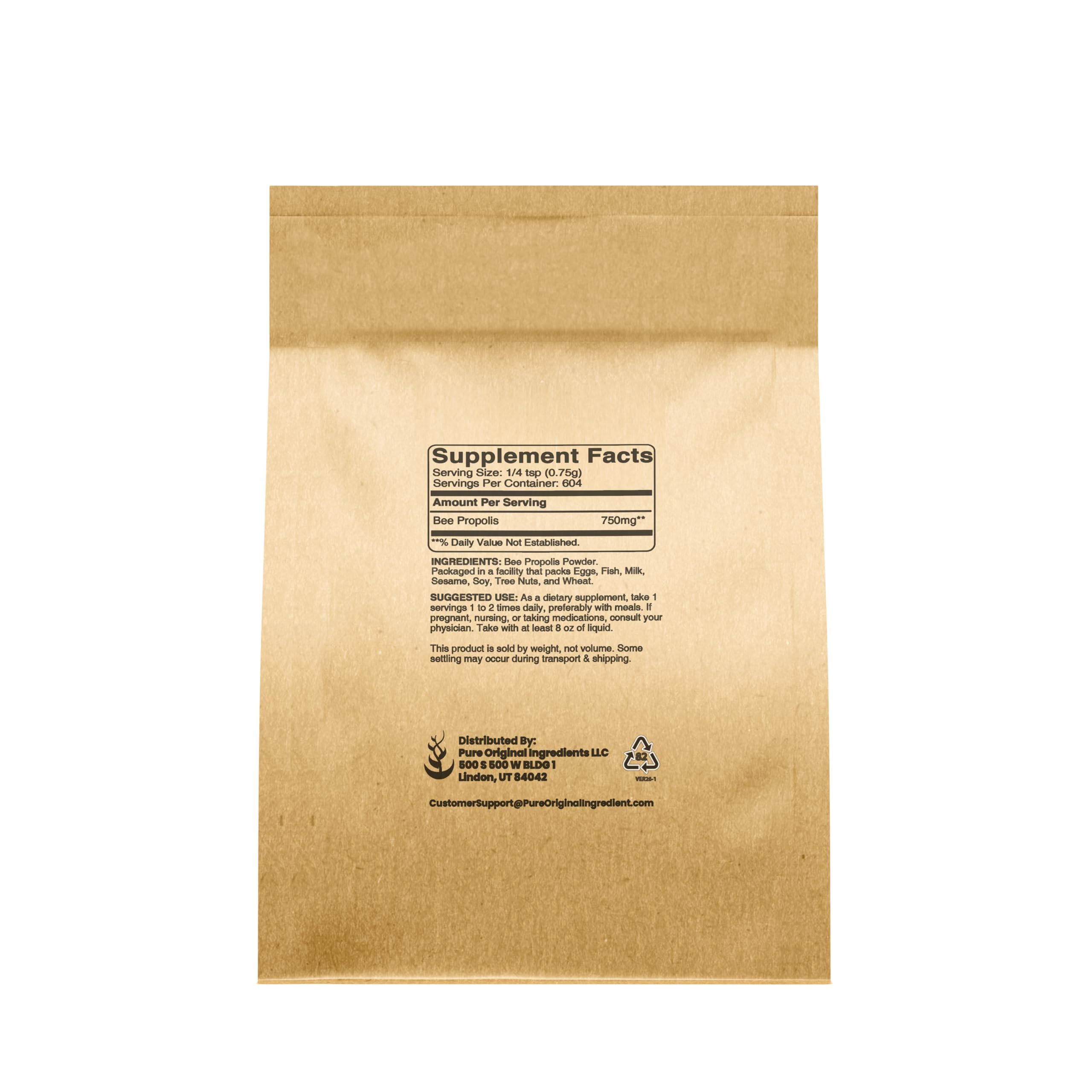no fillers in bee propolis powder