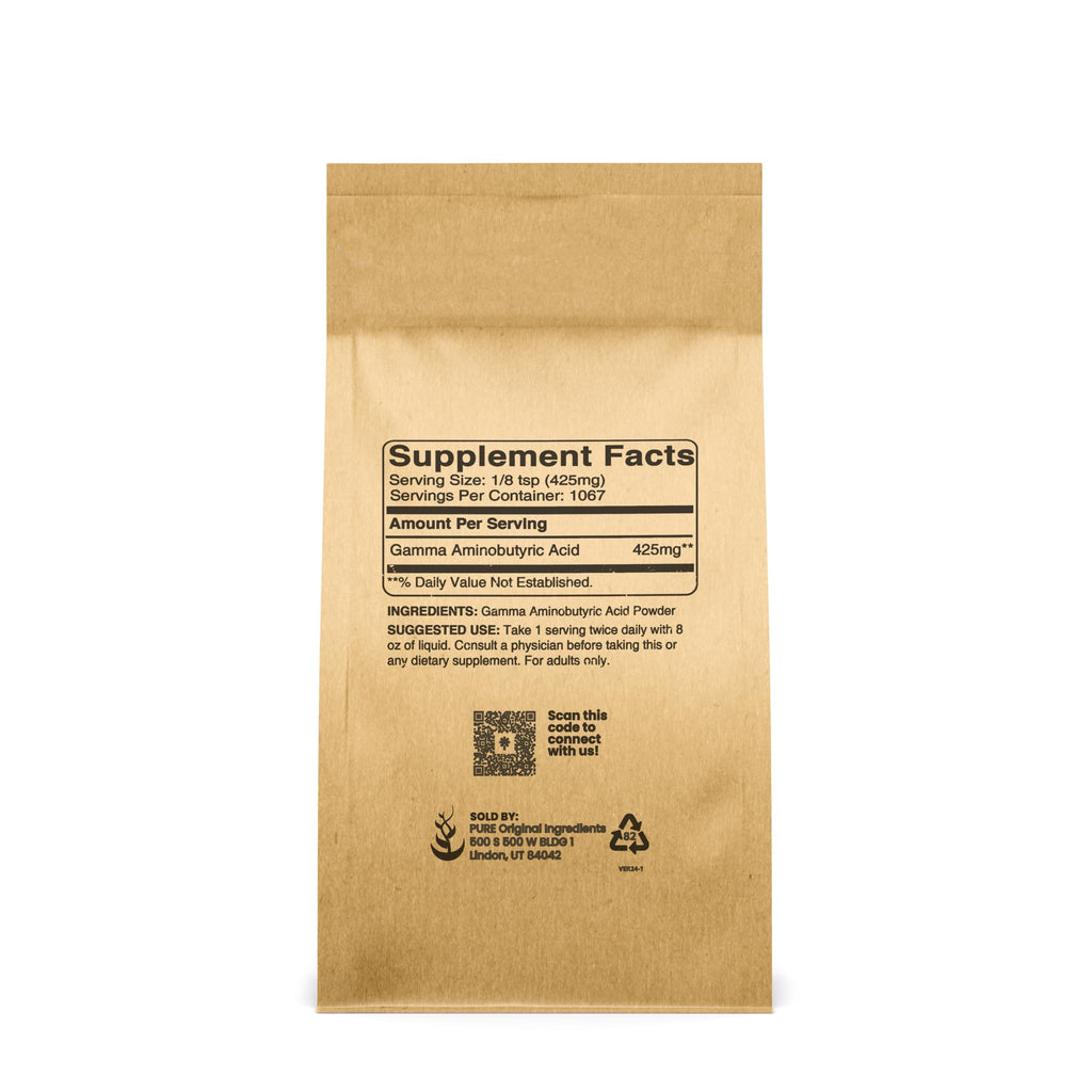 no fillers in GABA powder