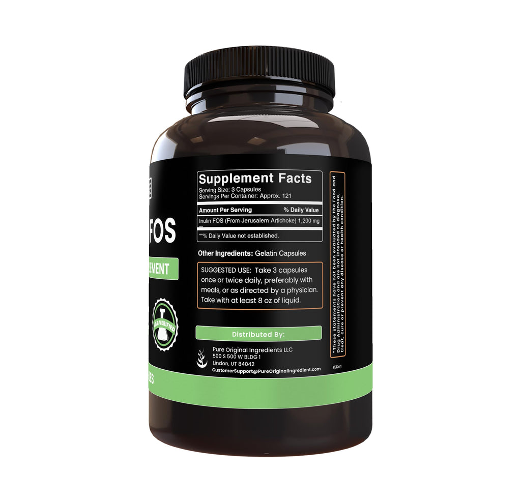 no fillers in inulin capsules