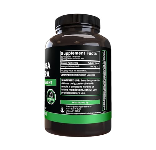 no fillers in moringa vitamin capsules