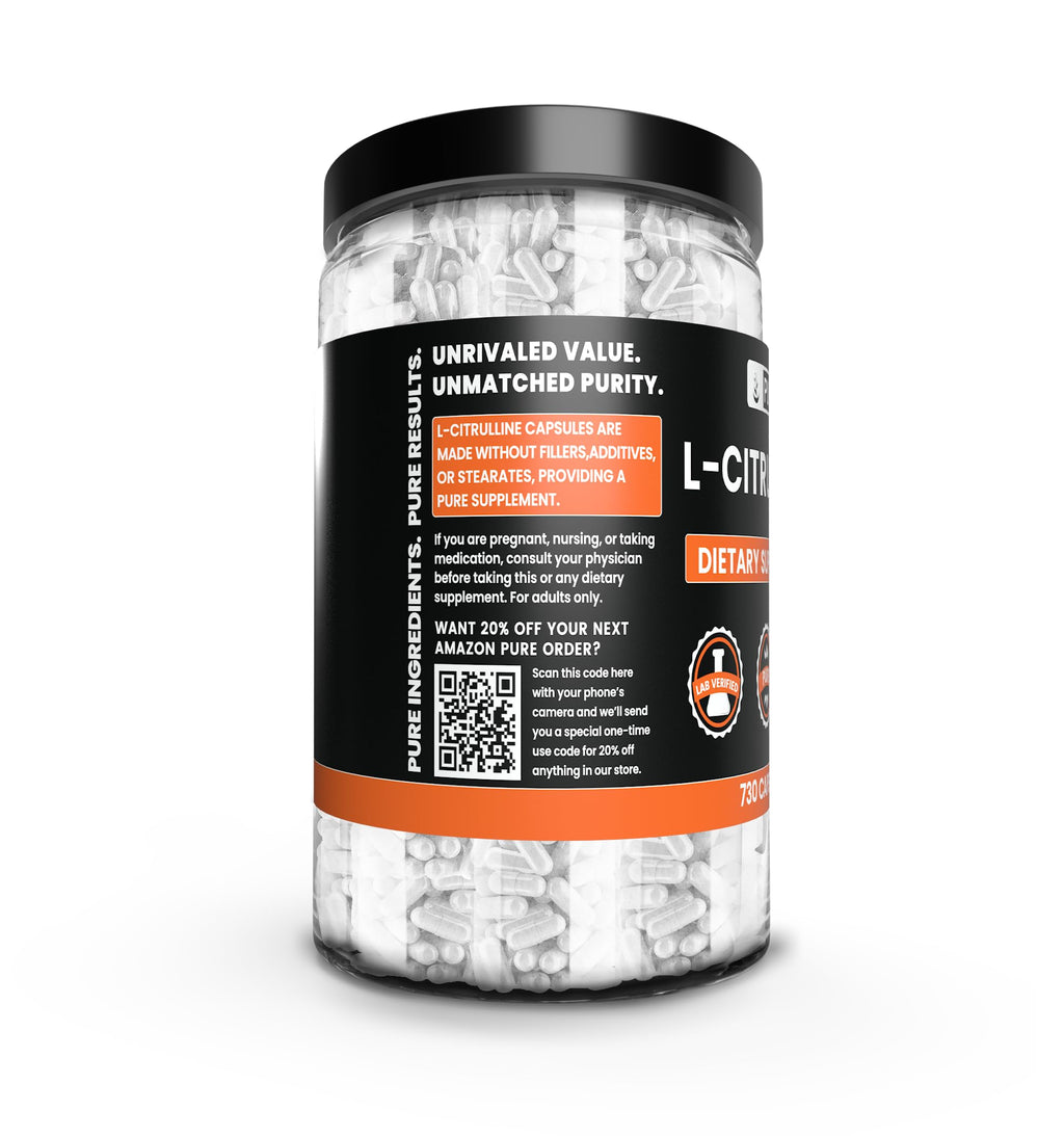 no fillers l-citrulline capsules