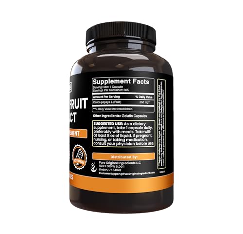 no fillers papaya extract