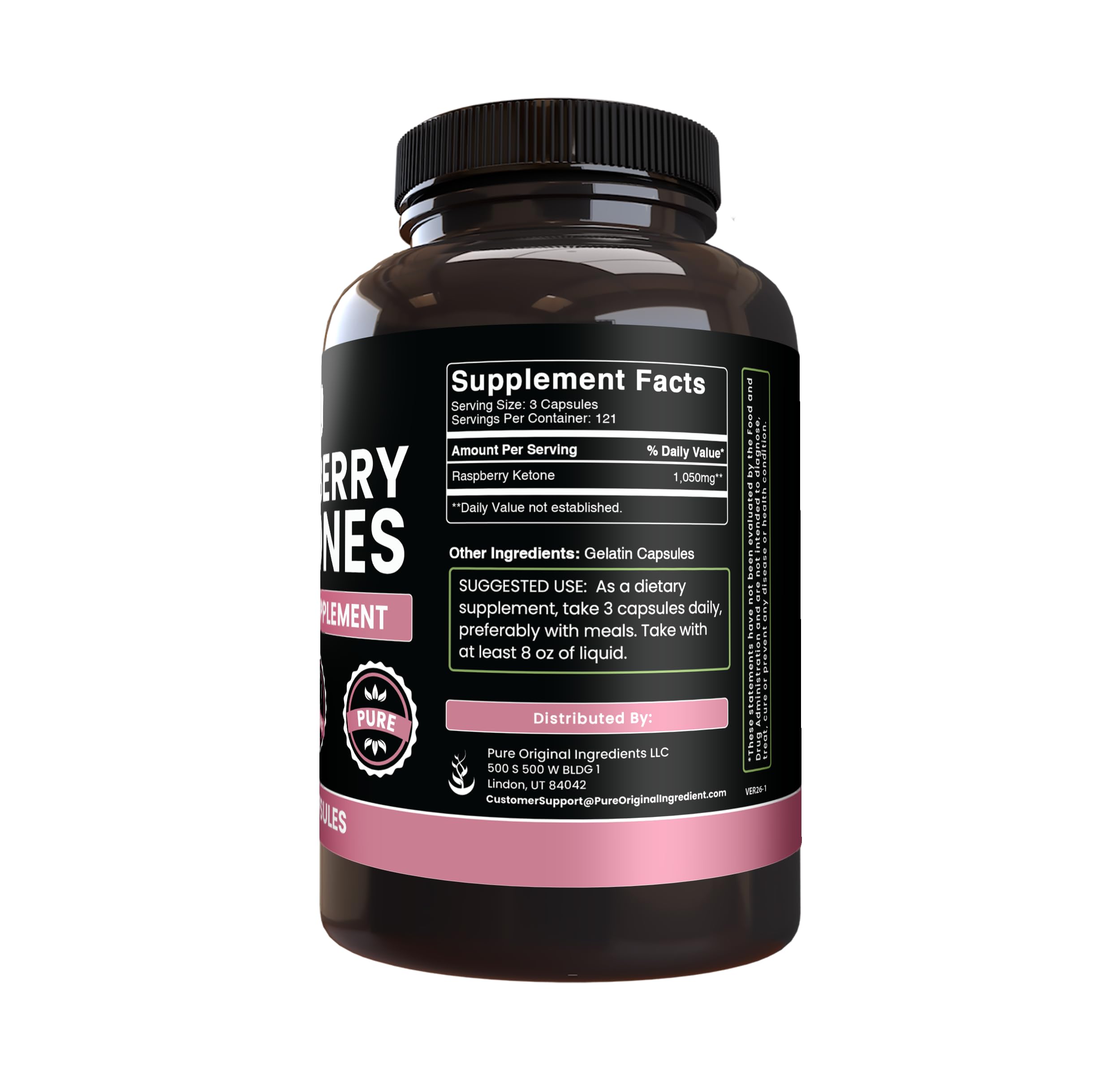no fillers raspberry ketones capsules