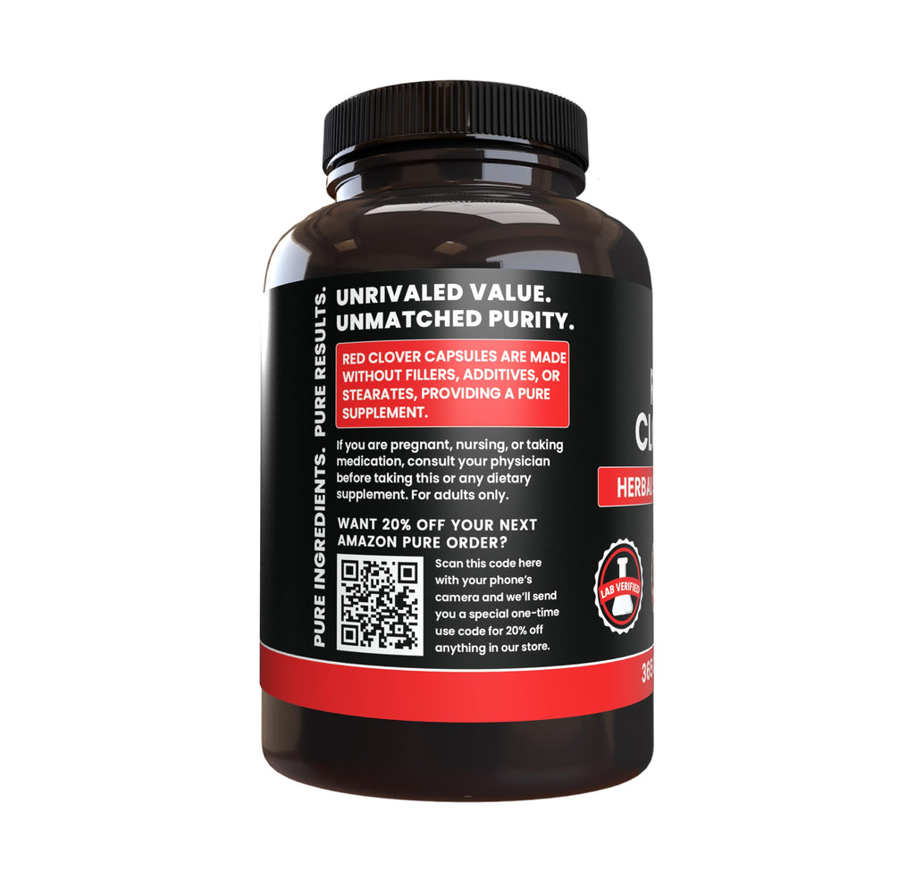 no fillers red clover capsules