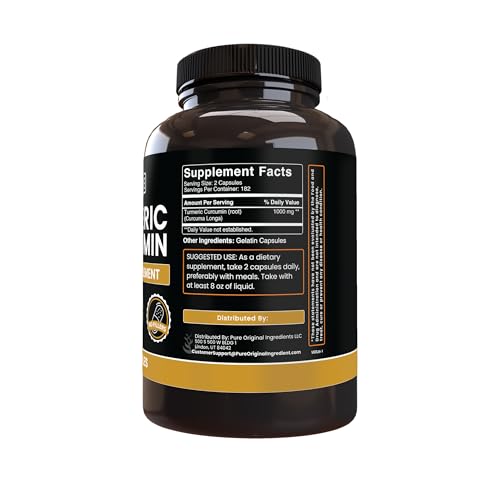 no fillers turmeric curcumin