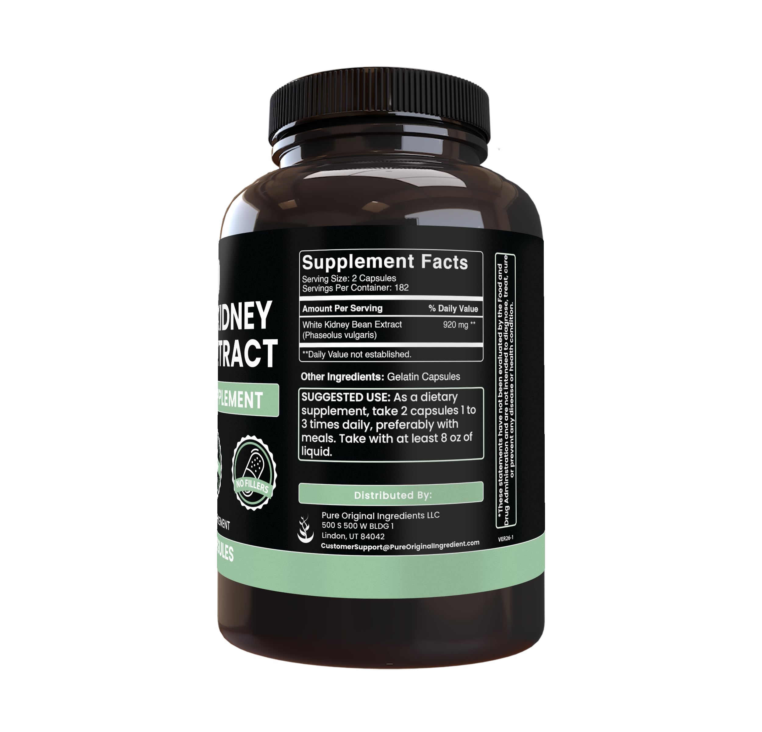 no fillers white kidney bean extract