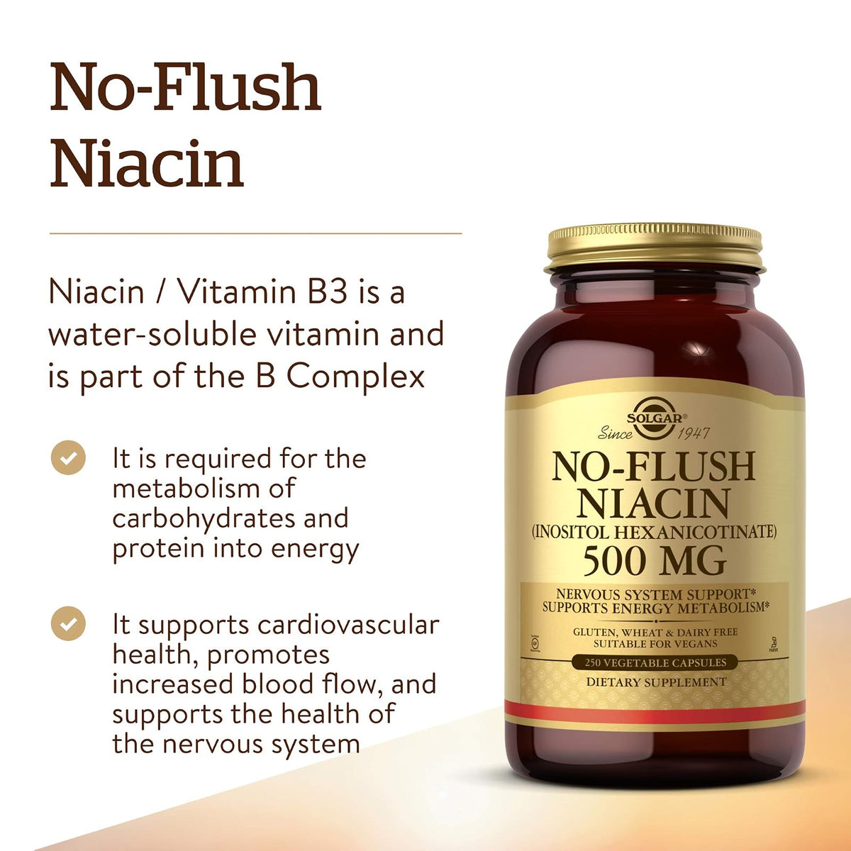 No-Flush Niacin for energy support