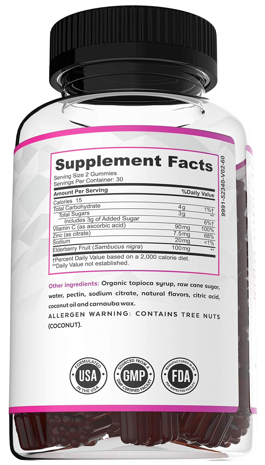 no gelatin elderberry gummies for vegans
