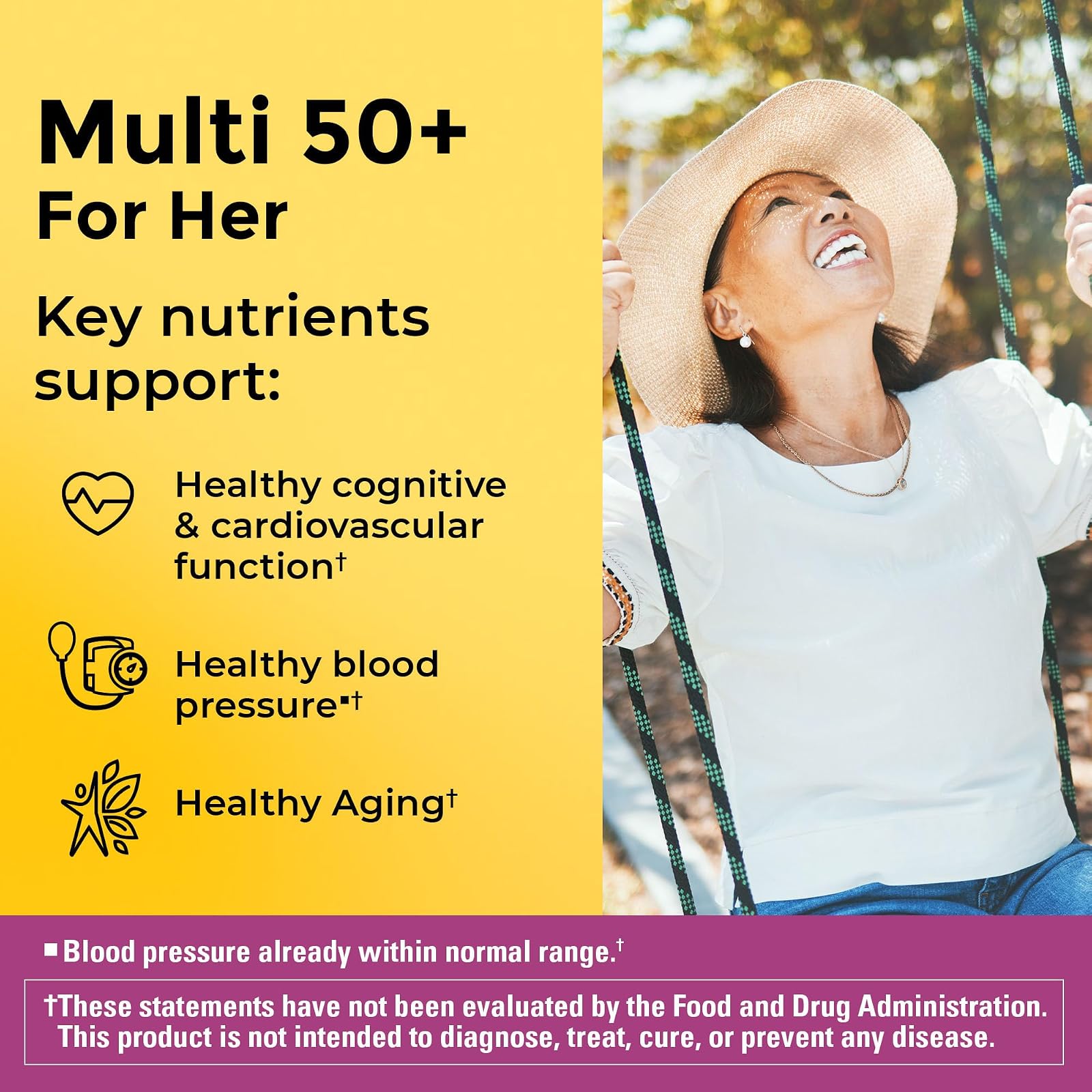 No iron multivitamin for seniors