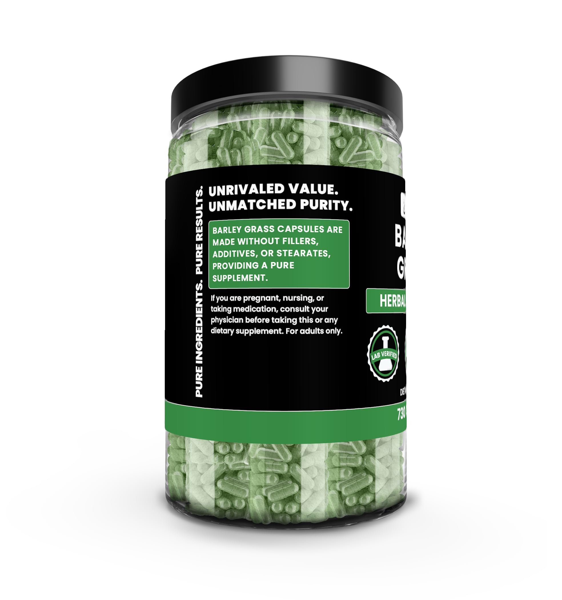 no magnesium barley grass capsules