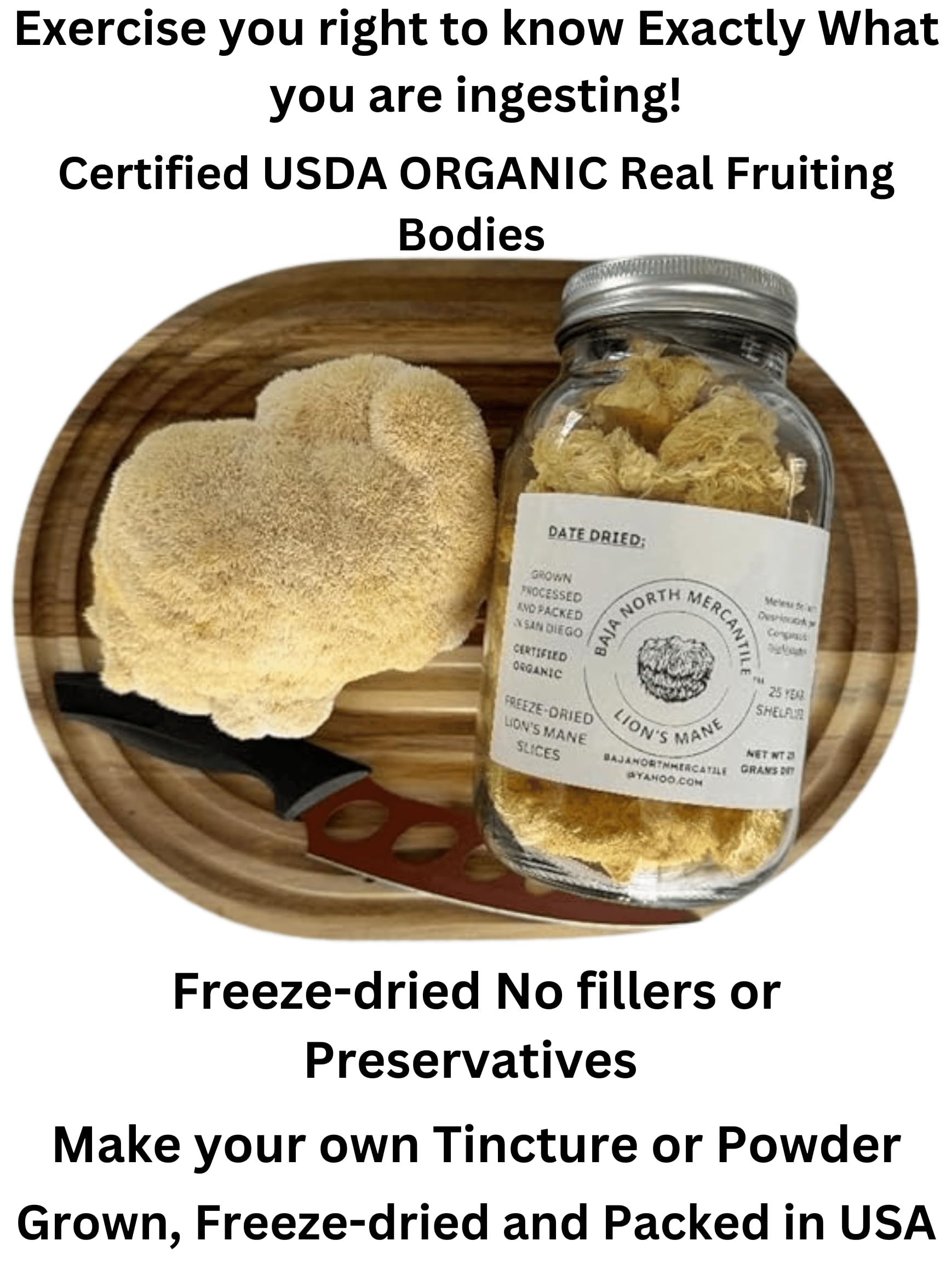 no refrigeration needed mushroom jar