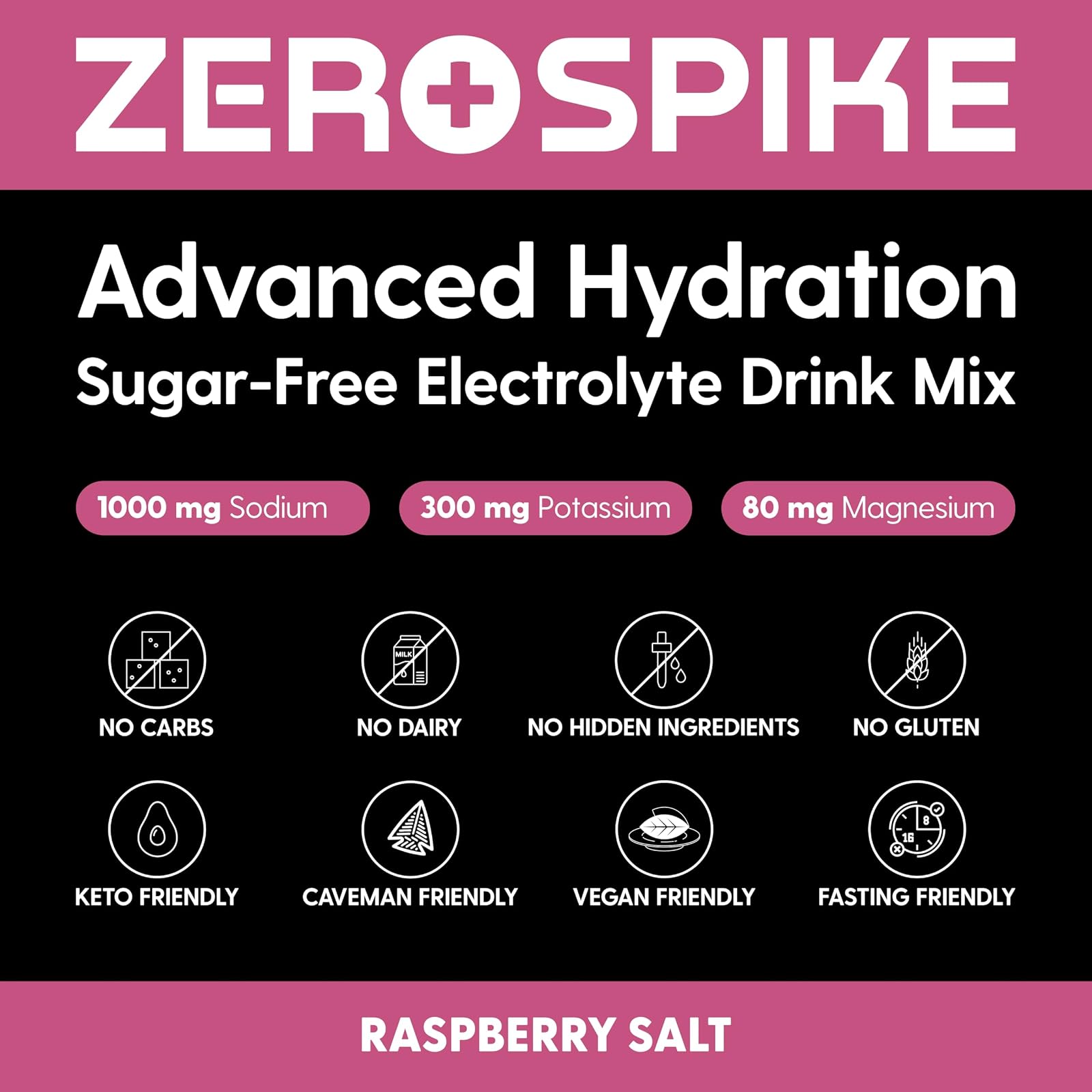 no sugar electrolyte drink mix