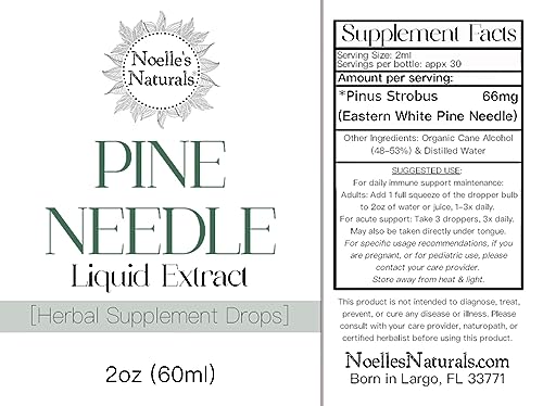 Noelle's Naturals pine extract usage