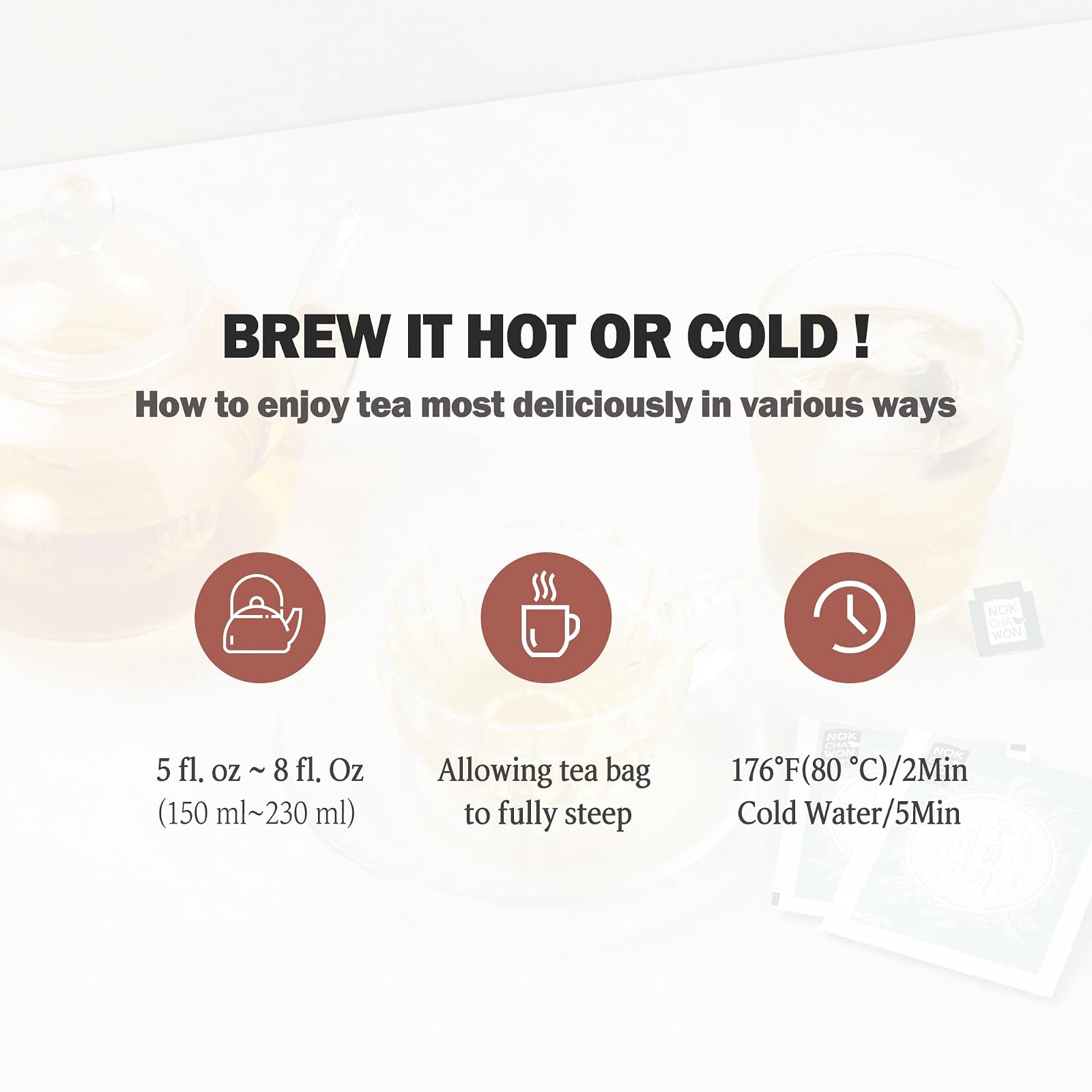 Nokchawon burdock root tea for relaxation