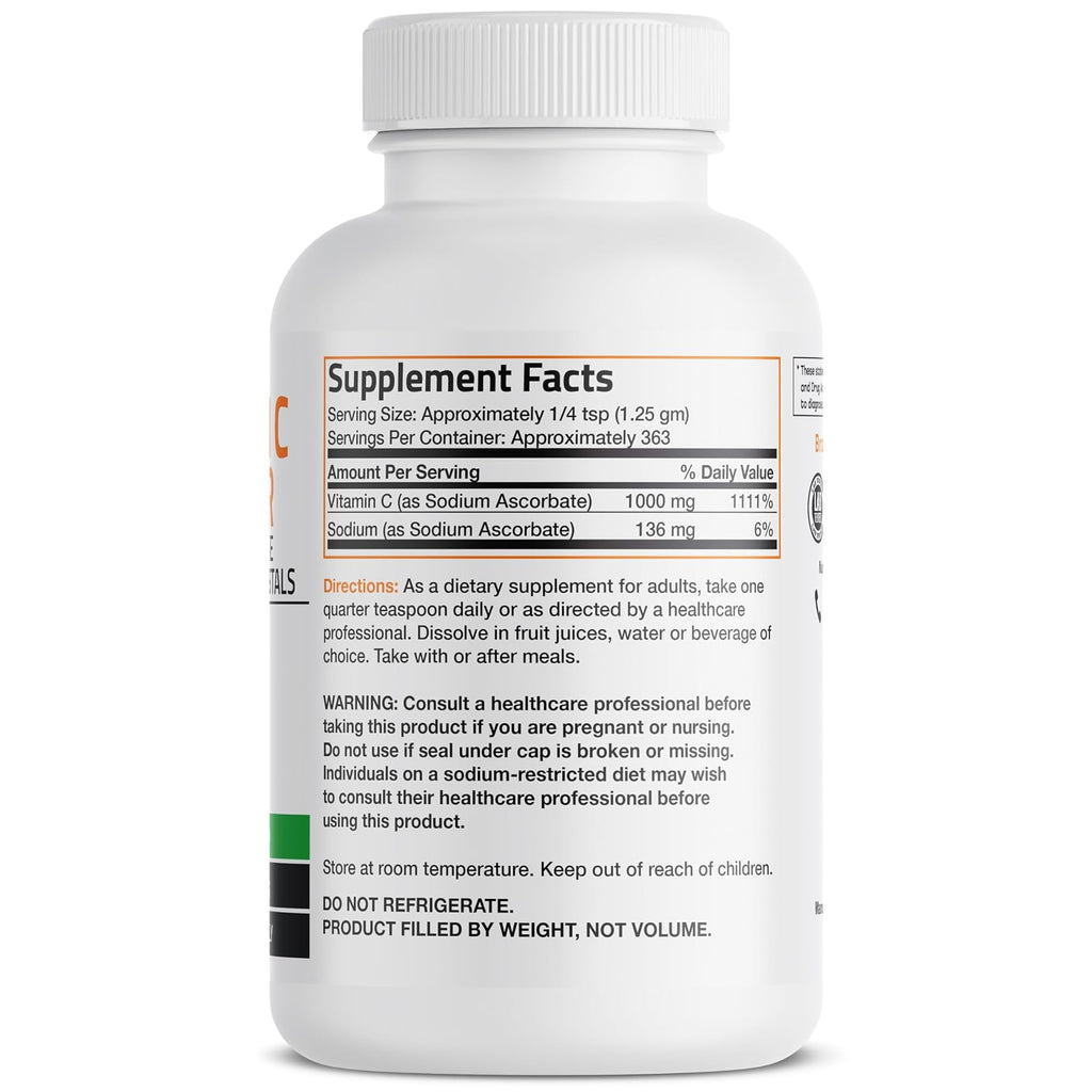non-acidic sodium ascorbate vitamin C