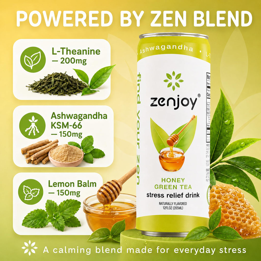 non-alcoholic calming green tea option