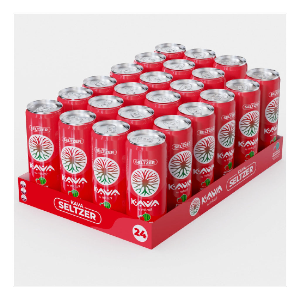 non-alcoholic kava kava seltzer cans
