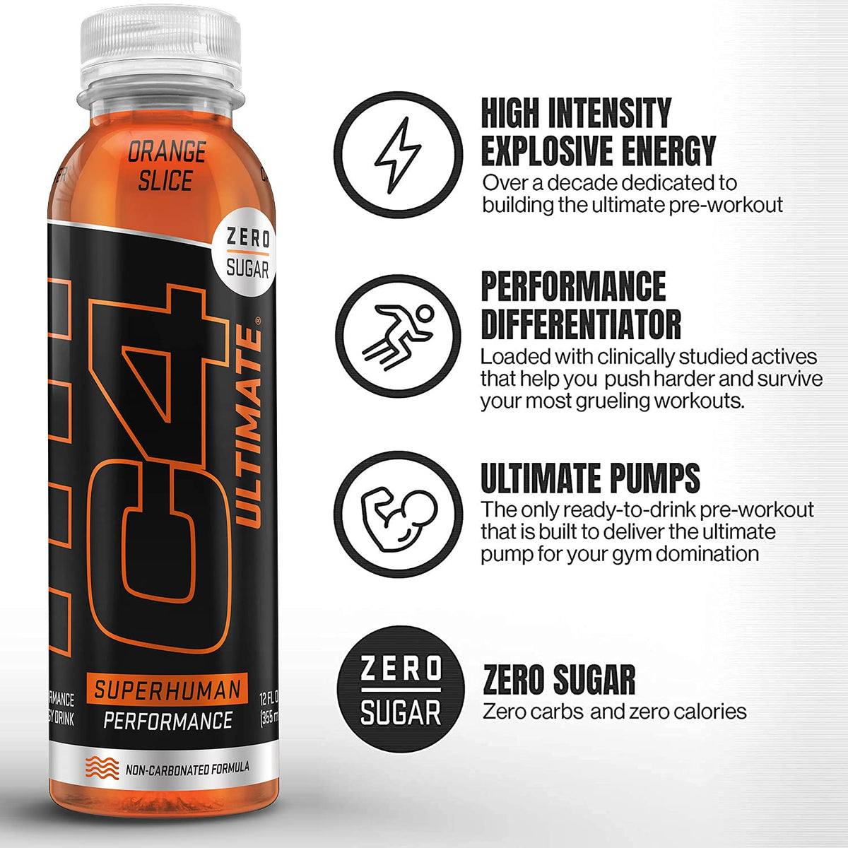 non-carbonated pre-workout beverage