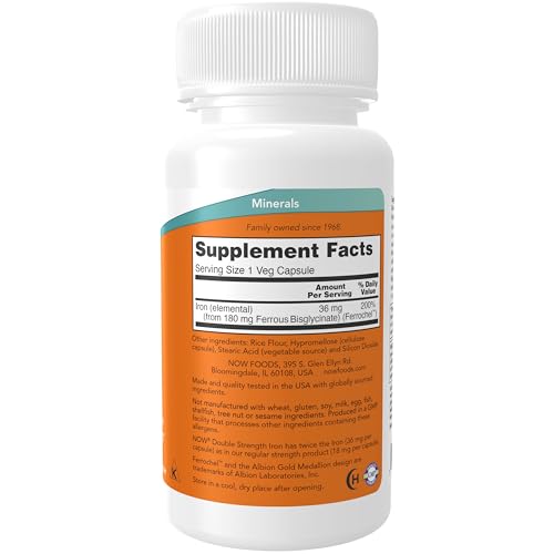 Non-constipating iron supplement for digestion