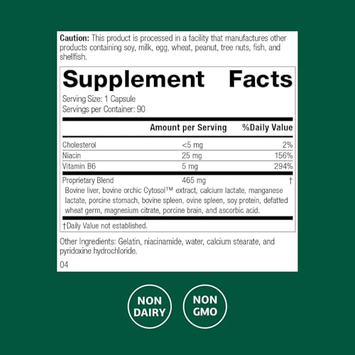 Non-dairy B6 (Pyridoxal Phosphate) supplement