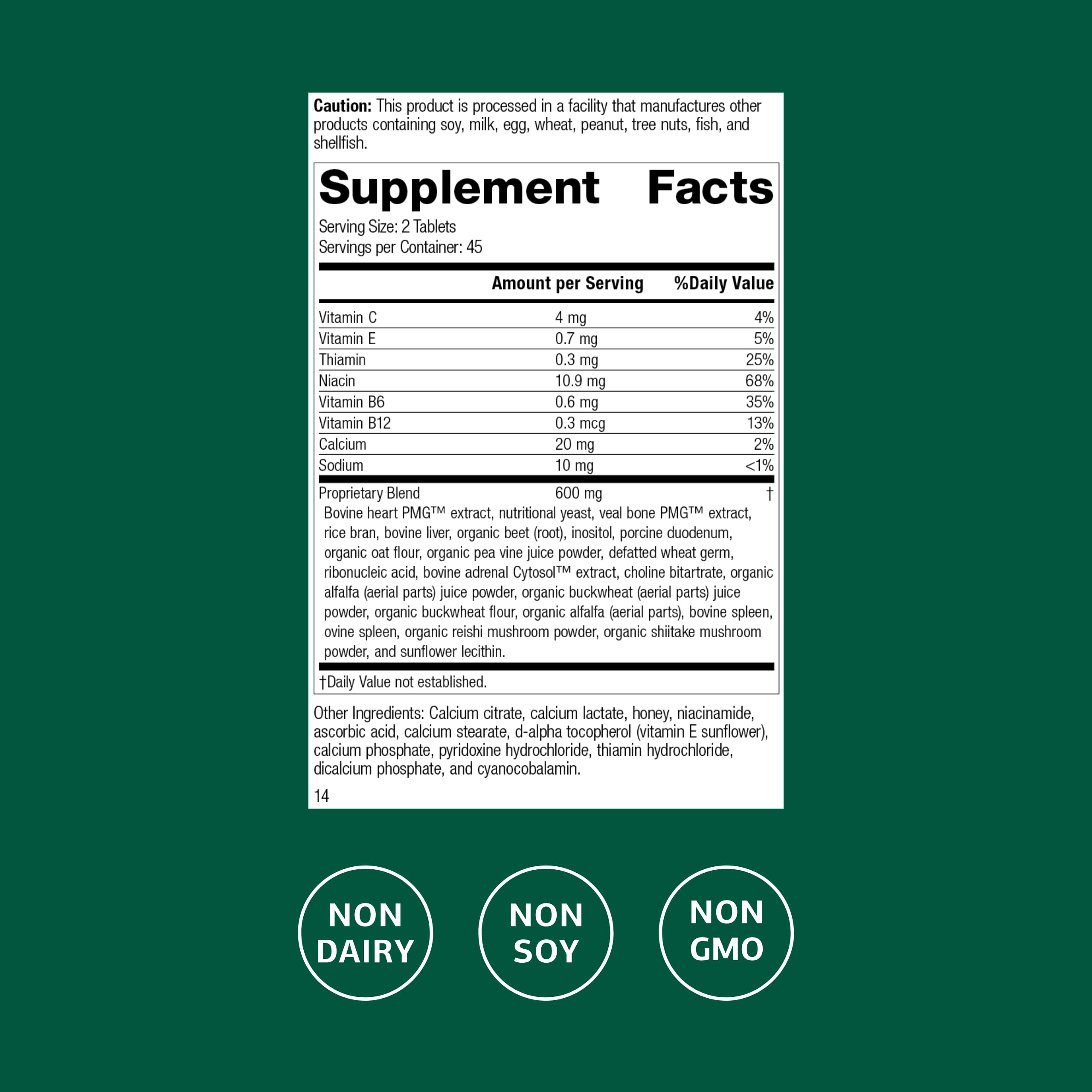 non-dairy cardiovascular health formula